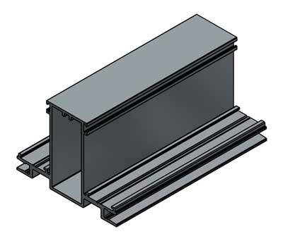 Double Glazed Base Tee Track 50mm | Glazed Partition Systems · aask us