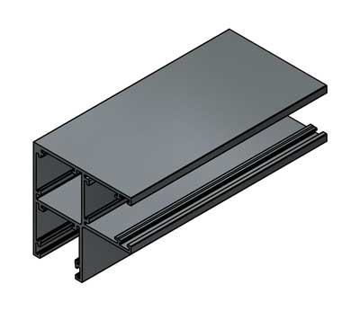 Single Glazed Corner Post 50mm | Glazed Partition Systems · aask us