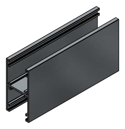 Single Glazed H Post Mullion 50mm | Glazed Partition Systems · aask us